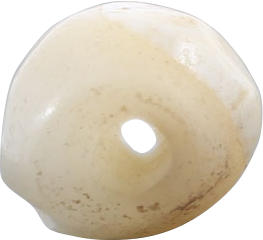 VIKING SHELL BEAD, 800-1050 AD