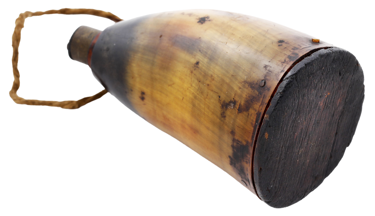 JAPANESE POWDER FLASK FOR TANEGASHIMA MATCHLOCK 17TH-18TH CENTURY
